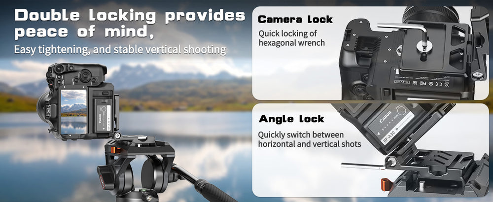 Video Monopod With Fluid Head| Quick Release & Lock | COMAN