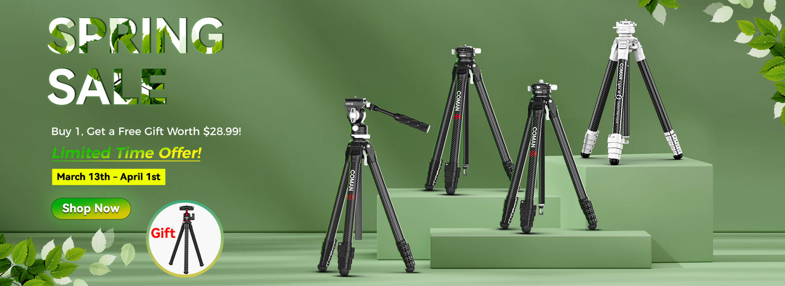 Coman - Camera Phone Tripods | Monopod and Camera Accessories – COMAN